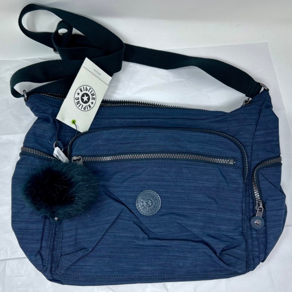 Kipling | Bags | New Kipling True Dazz Navy Blue Crossbody Purse Bag Nylon Cargo Pockets Satchel ...